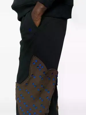 KIKO KOSTADINOV X Fox Lab Perforated Fleece Jogger - Black