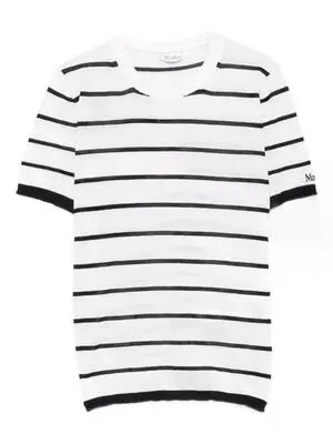 Max Mara Striped T-shirt - White