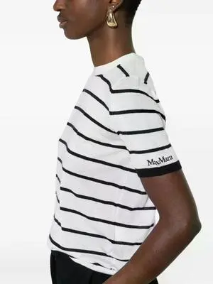 Max Mara Striped T-shirt - White