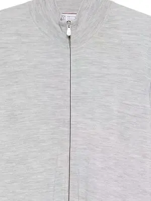 Brunello Cucinelli Zip Cardigan - Grey