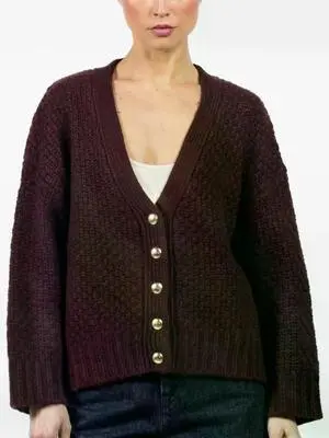 Sablyn Tisch C Buttoned V-neck Cardigan