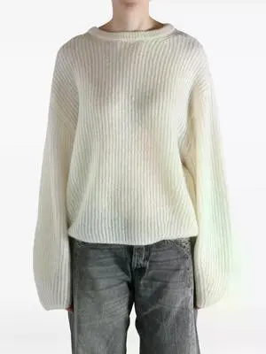 TOTEME Ribbed Knit Sweater - Neutrals