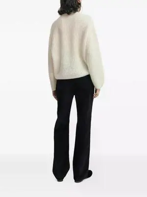 TOTEME Ribbed Knit Sweater - Neutrals