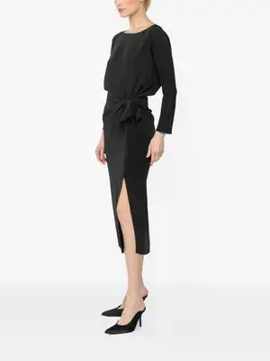 PETER COHEN Knot Slit Midi Skirt