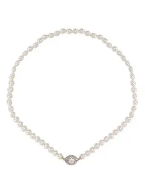 VIVIENNE WESTWOOD Orb Pearl Necklace - White