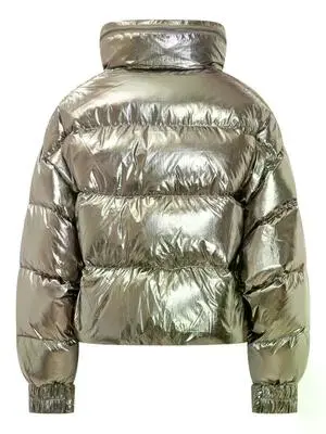 Michael Kors Metallic Puffer Jacket