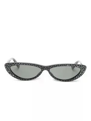 Alexander McQueen Cat-eye Frame Sunglasses - Black