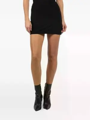 Norma Kamali Side-slit Mini Skirt
