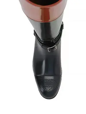 Gucci Harness-detail Knee Boots - Black
