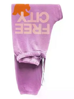 FREECITY Graphic-print Sweatpants - Pink