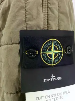 Stone Island Quilted Jacket With Patch Pockets