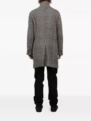 HANNES ROETHER Checked Buttoned Coat