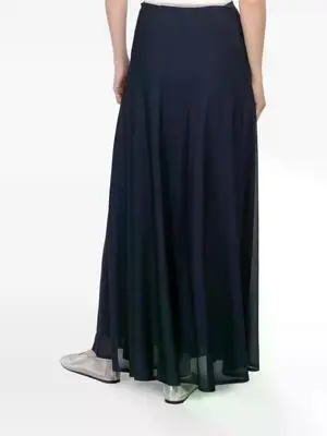 Brandon Maxwell Mesh Maxi Skirt