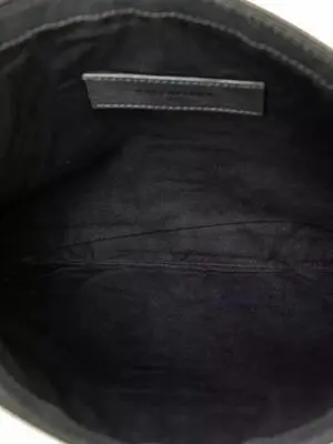 Balenciaga Lambskin Motocross Classic Clip M Clutch - Black