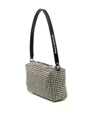 ALEXANDER WANG 2010-2025 Medium Heiress Crystal Mesh Satchel