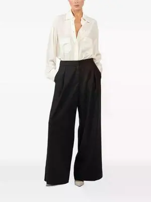 Dusan Pleated Palazzo Pants
