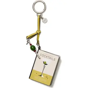 Kate Spade New York Charmed Cocktail Leather Bag Charm - Lime Slice Multi