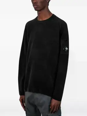 C.P. COMPANY Crew-neck Sweatshirt With Logo Patch