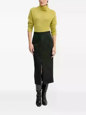 SANDRO FERRONE Front-slit Midi Skirt