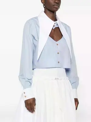 VIVIENNE WESTWOOD Cut-off Heart Shirt - Blue