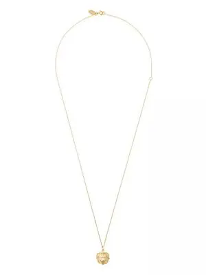 Iosselliani Lion Pendant Necklace - Yellow