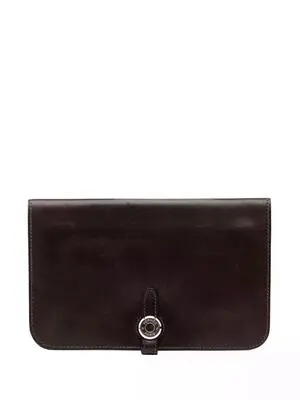 Hermès 2000 Swift Dogon Duo Wallet Gm Long Wallets - Brown