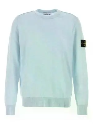 Stone Island Logo-patch Wool Sweater