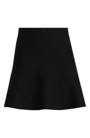 Mango Flared Knit Skirt