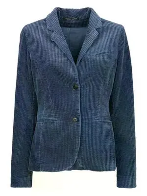 HANNES ROETHER Corduroy Single-breasted Blazer