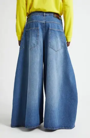 LU'U DAN Maxi Wide Leg Jeans