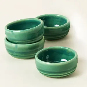 UNCOMMON GOODS Mezcal Sipping Copitasset Of 4 Sarah Welch Pottery - Multi