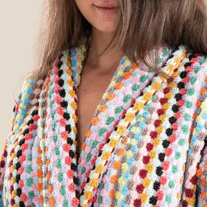 UNCOMMON GOODS Super Plush Confetti Robe Kalkedon Towels