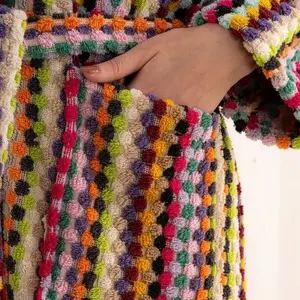 UNCOMMON GOODS Super Plush Confetti Robe Kalkedon Towels