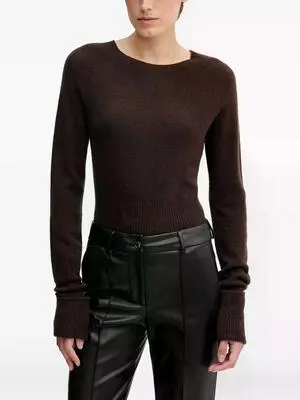 SANDRO FERRONE Ribbed Long-sleeve Sweater
