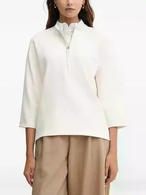 JOOP! Embroidered Zip Blouse