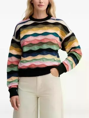 Paul Smith Striped Wave Sweater