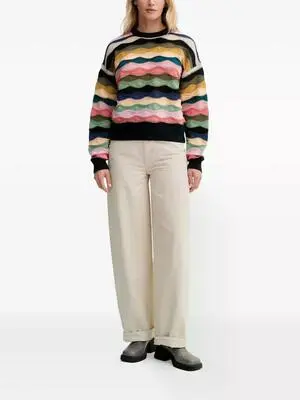 Paul Smith Striped Wave Sweater