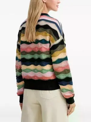 Paul Smith Striped Wave Sweater