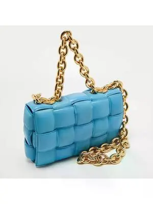 Bottega Veneta Cassette Shoulder Bag - Blue