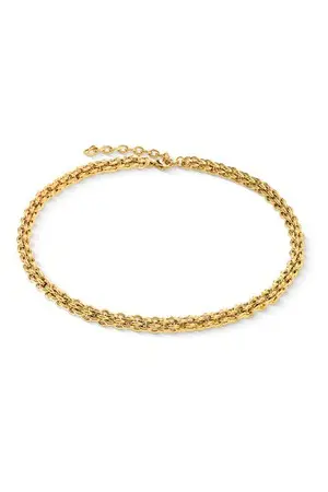 COEUR DE LION Mesh Chain Necklace - Gold