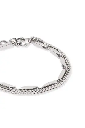 COEUR DE LION Twisted Layers Bracelet - Silver