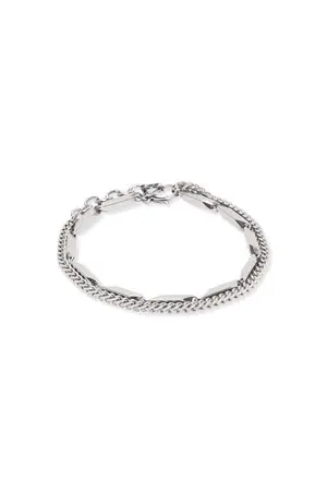 COEUR DE LION Twisted Layers Bracelet - Silver