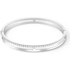 COEUR DE LION Eternal Unity Crystal Bangle - Silver