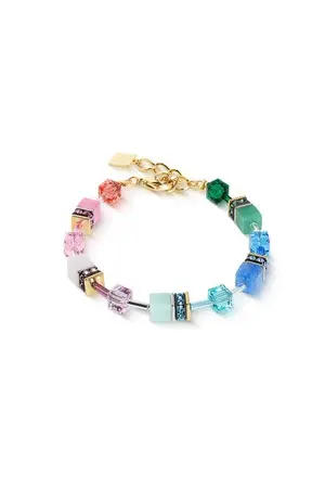 COEUR DE LION Geocube Iconic Precious Bracelet - Rainbow