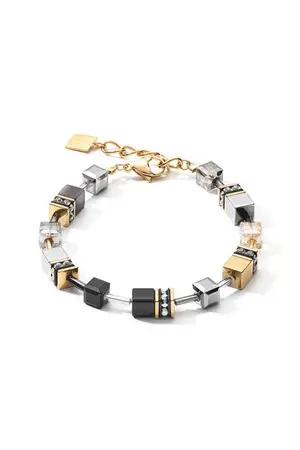 COEUR DE LION Geocube Bracelet Grey