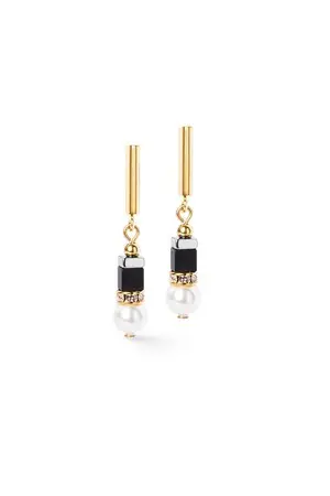 COEUR DE LION Precious Fusion Offset Earrings - Pearl
