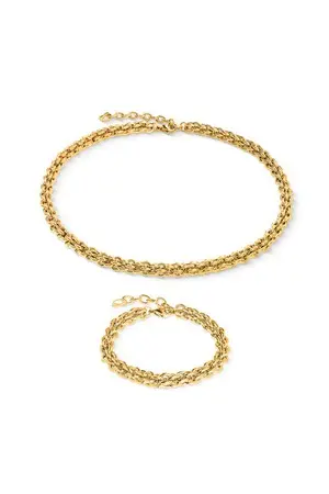 COEUR DE LION Mesh Chain Classic Bracelet - Gold