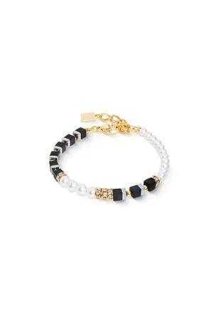 COEUR DE LION Precious Fusion Offset Bracelet - Black - Pearl