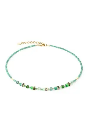 COEUR DE LION Mini Cubes Necklace - Green