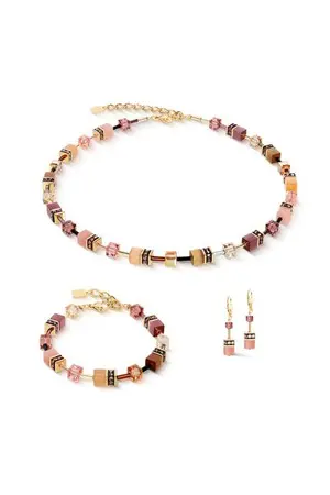 COEUR DE LION Geocube Iconic Necklace - Blush